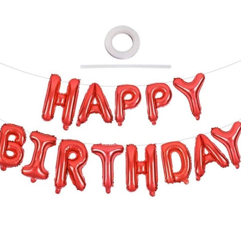 Red Birthday Decorations - Etsy