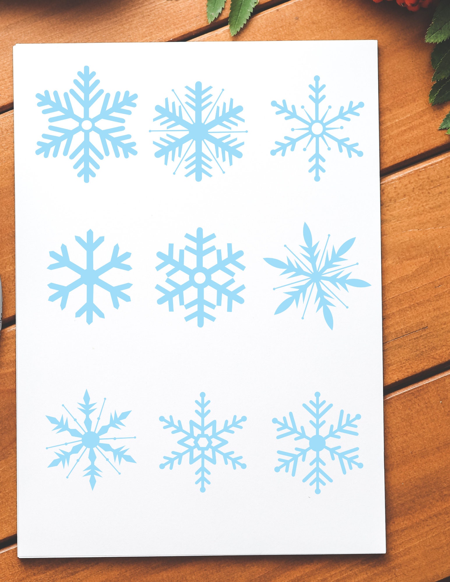 Snowflake SVG EPS PNG File Bundle, Snowflake Cut File, Download Cricut ...