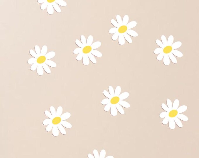 Daisy Wall Floral Png Files, Daisy Flower Png Files for Cricut, Clipart ...