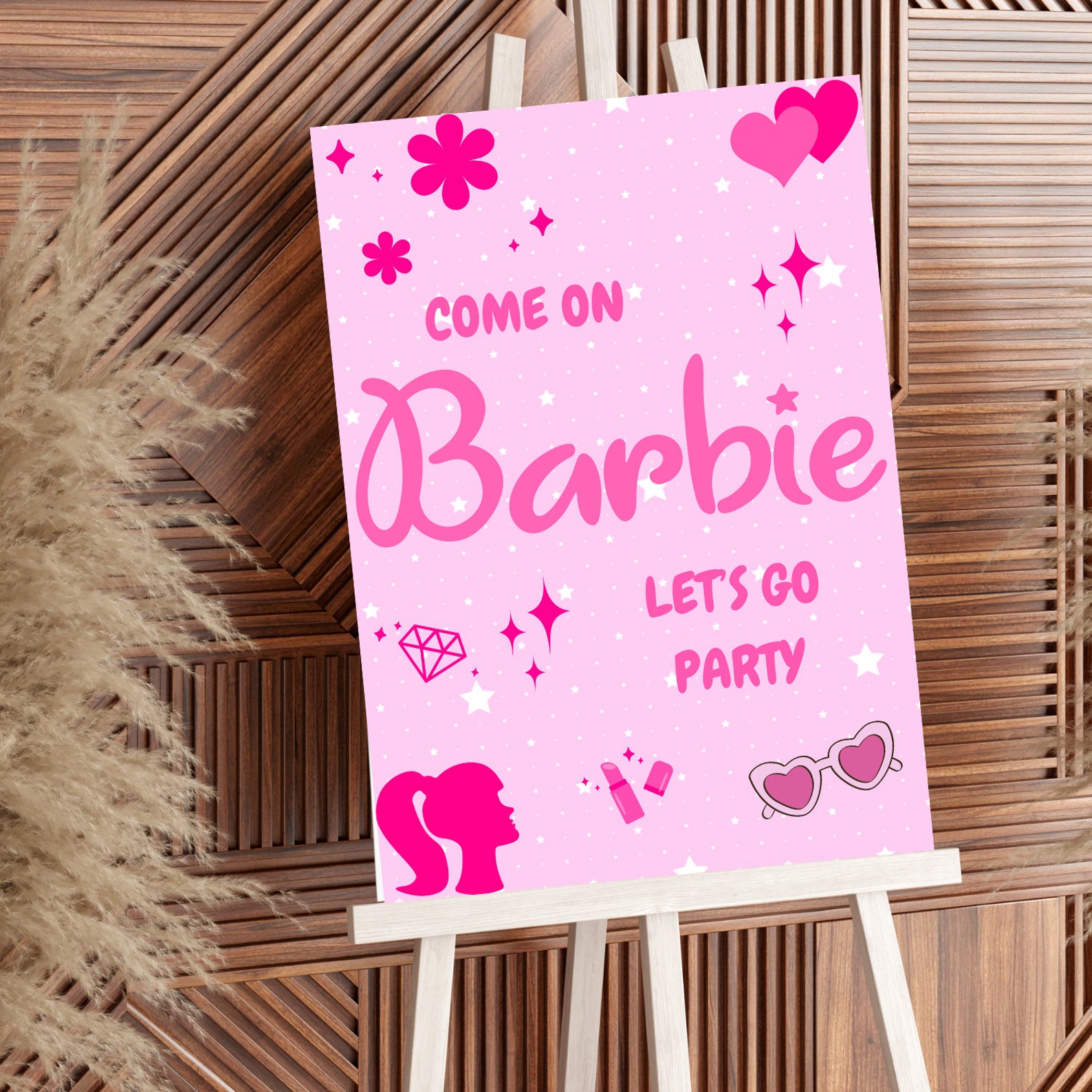 Barbie Cocktail Menu and Sign - Etsy