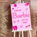 Barbie Cocktail Menu and Sign - Etsy