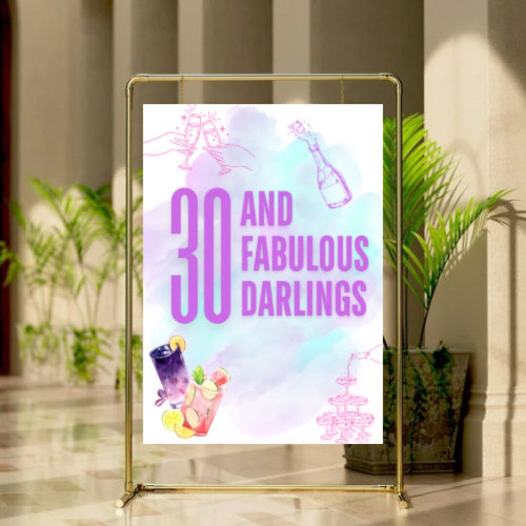 Personalised Birthday Sign - Etsy