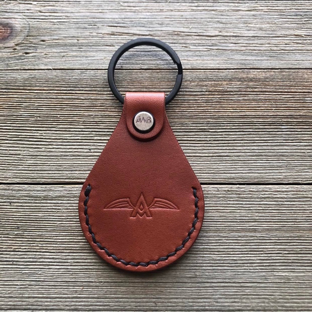 Tracker Keychain Vegtan Leather tracker Not Included - Etsy