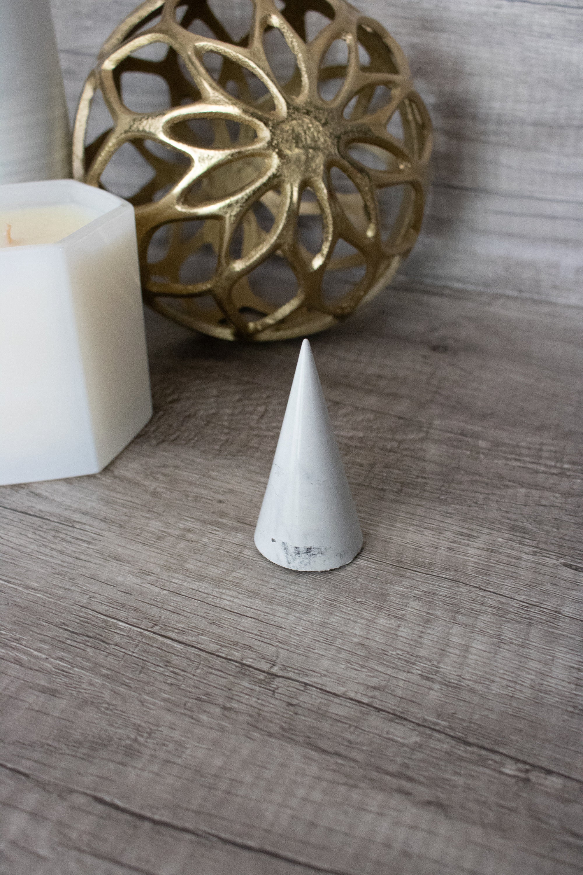 Concrete Marbled Ring Holder Jewelry Display Wedding Ring Holder Cement ...