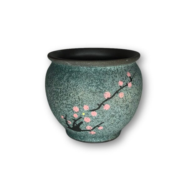 Blue Flower Pot - Etsy