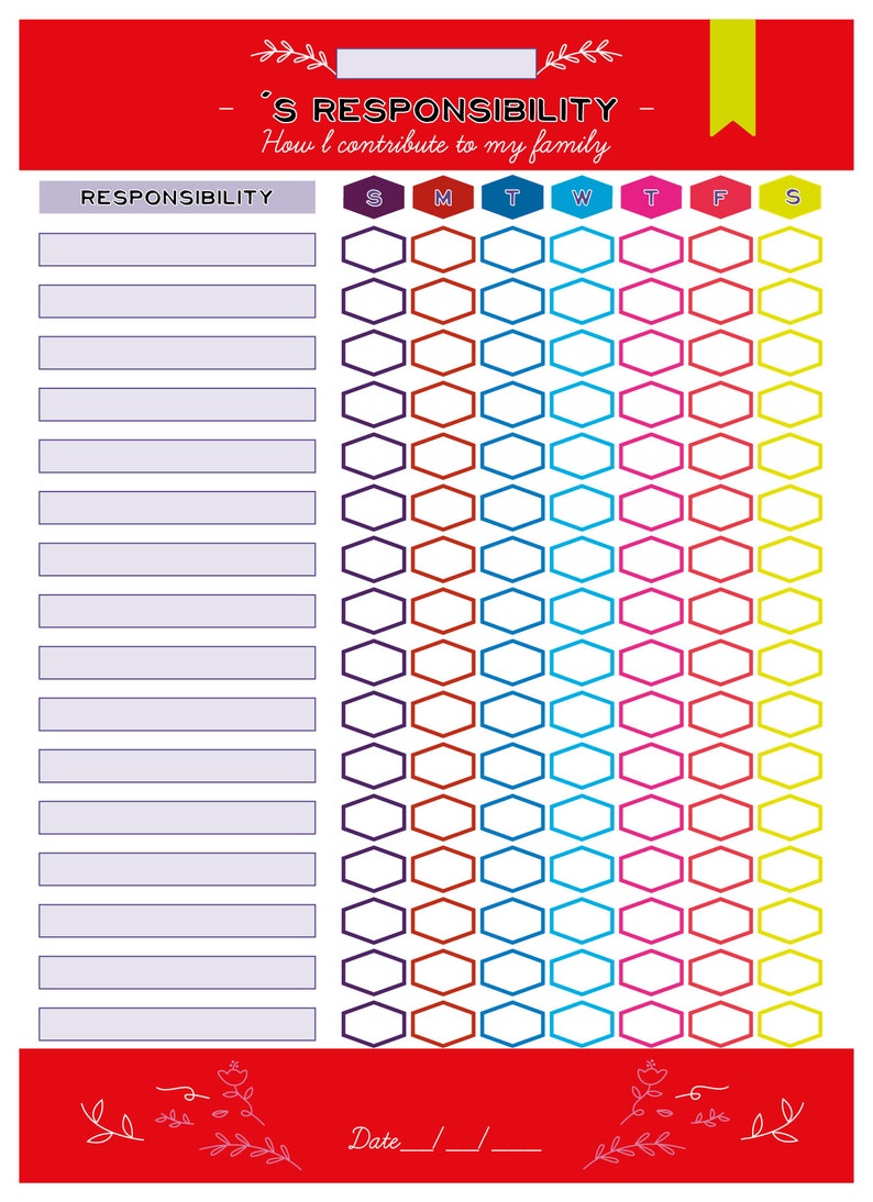 Editable Printable Daily Routine for Kids -checklist- to Do Chart for ...