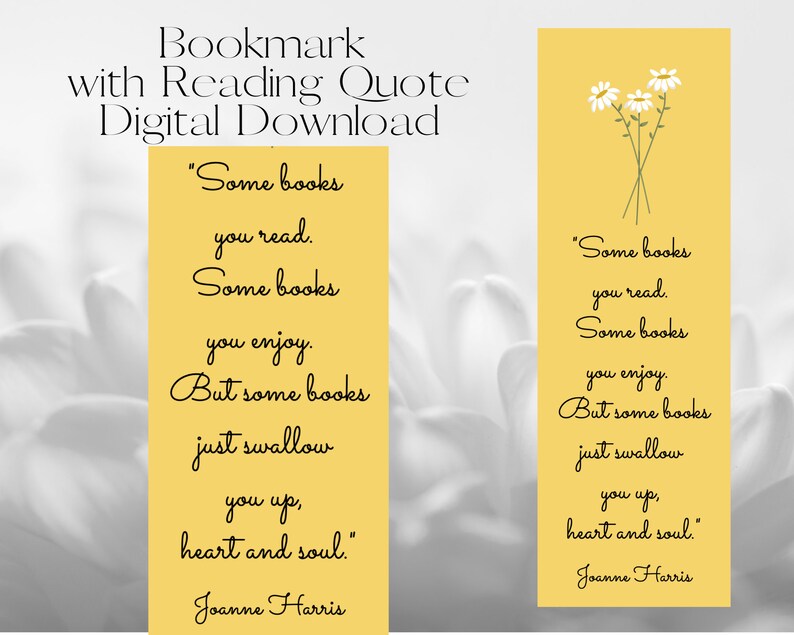 Reading Quote Bookmark Digital Download - Etsy