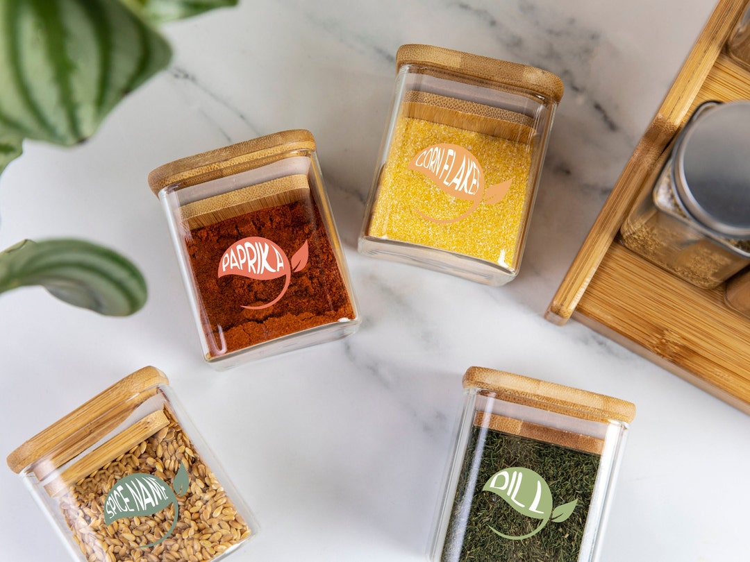 35 Editable Spice Labels Printable | DIY Printable Kitchen Labels ...