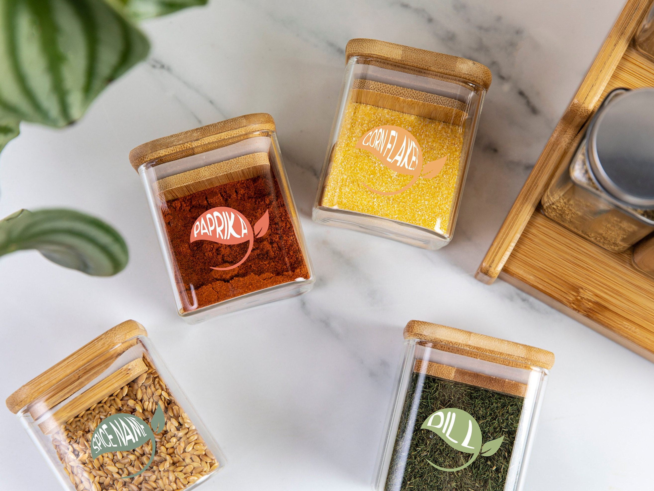 35 Editable Spice Labels Printable | DIY Printable Kitchen Labels ...