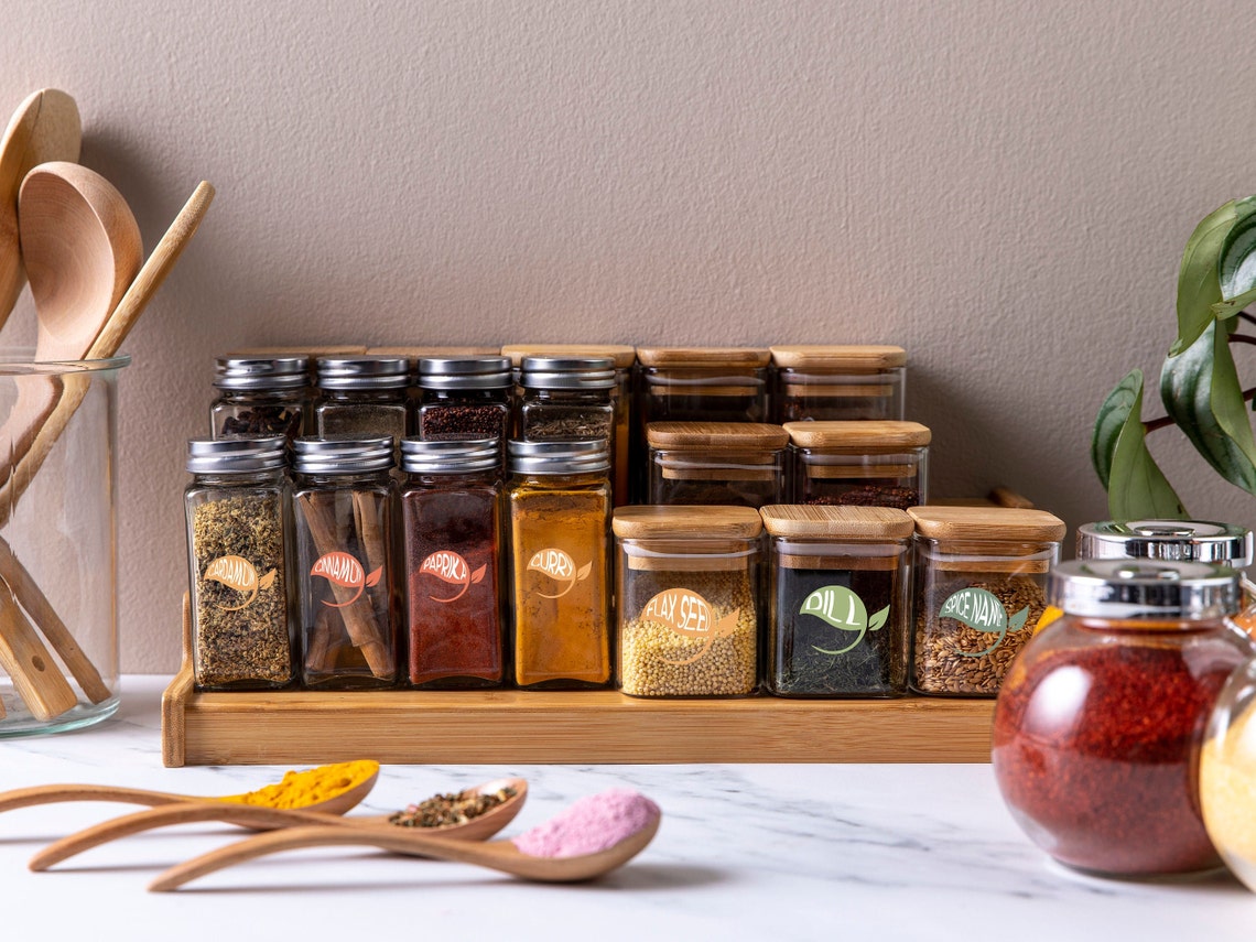 35 Editable Spice Labels Printable | DIY Printable Kitchen Labels ...