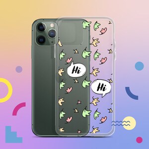 Heartstopper Leaves Phone Case Clear Inspired Nick and Charlie Say Hi ...