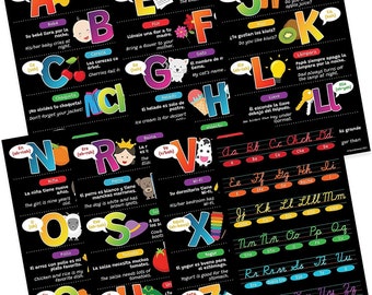 Spanish Alphabet Classroom - Etsy