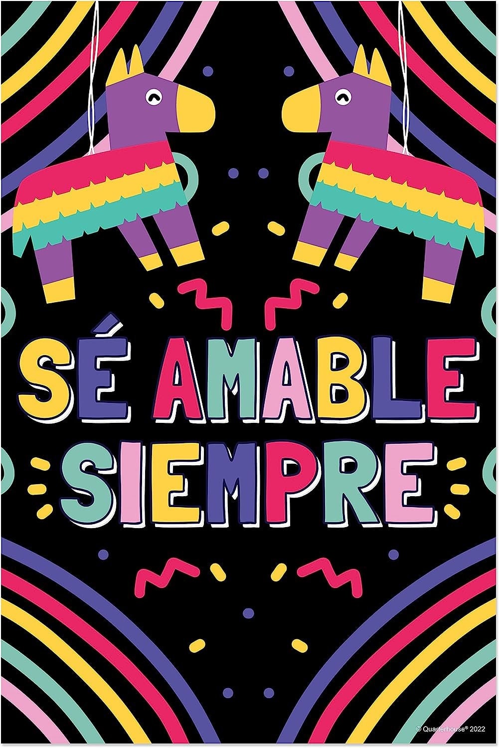 Quarterhouse Spanish Motivational (illustrated) Poster Set, Spanish ...