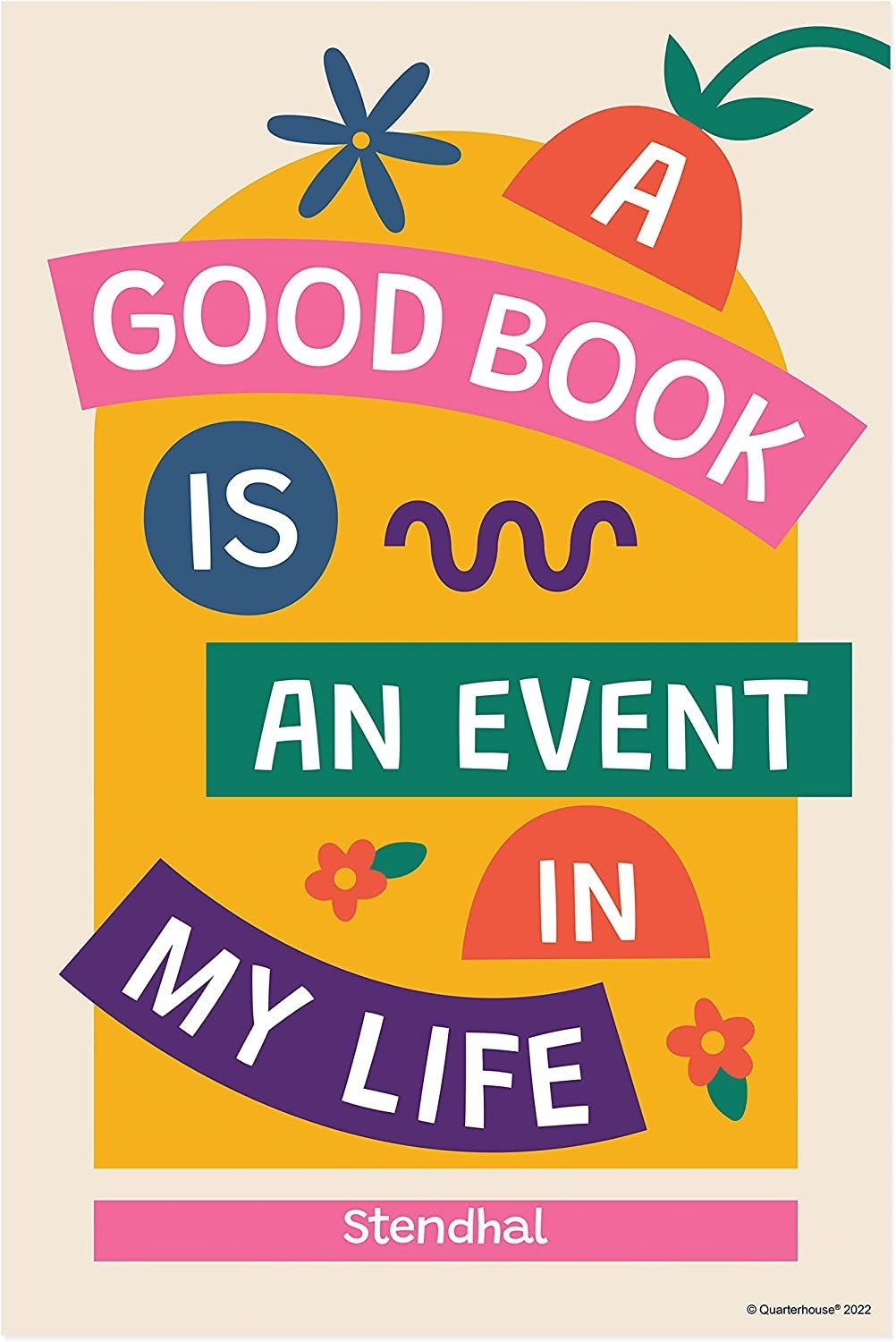 Quarterhouse Reading is Fun Poster Set, English Language Arts Classroom ...