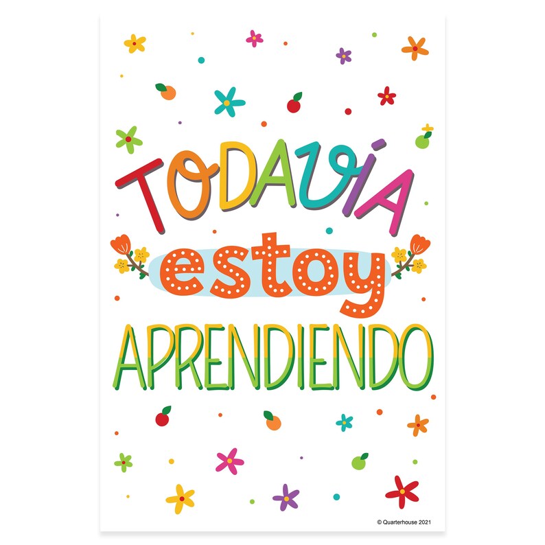 Quarterhouse 'I Am Still Learning' Spanish Motivational light-themed ...