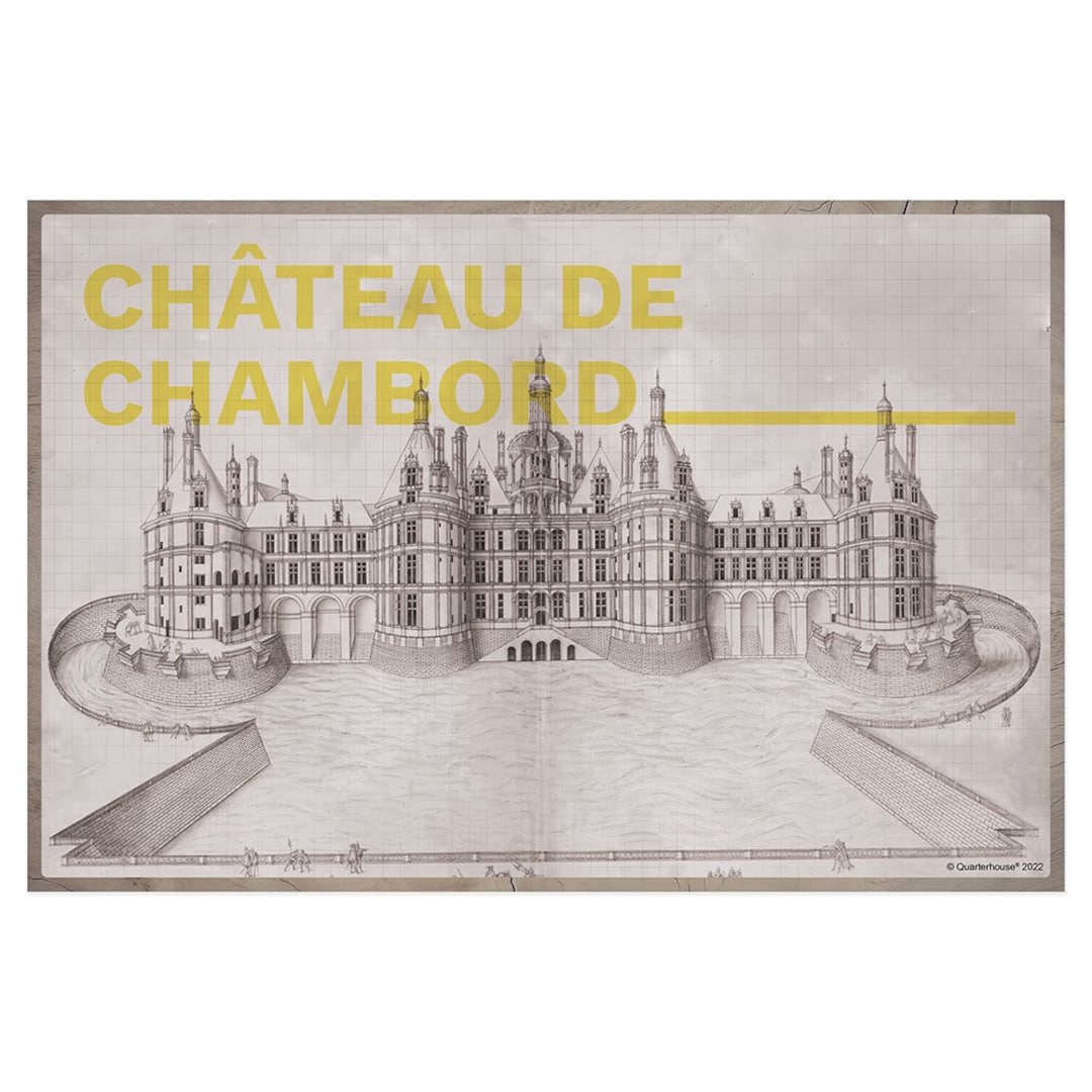 Quarterhouse Château De Chambord Poster, Art History Classroom ...