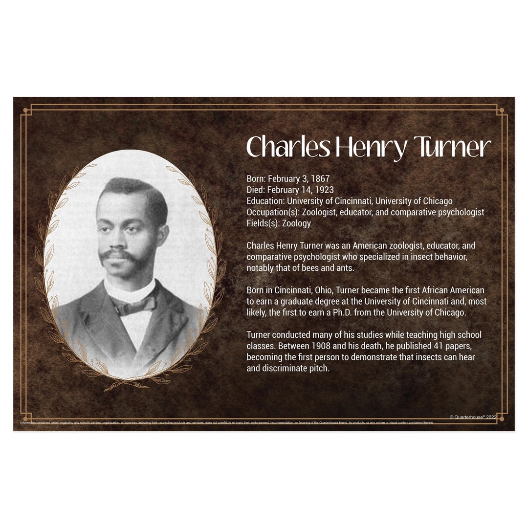 Quarterhouse Black Scientists - Charles Henry Turner Biographical ...