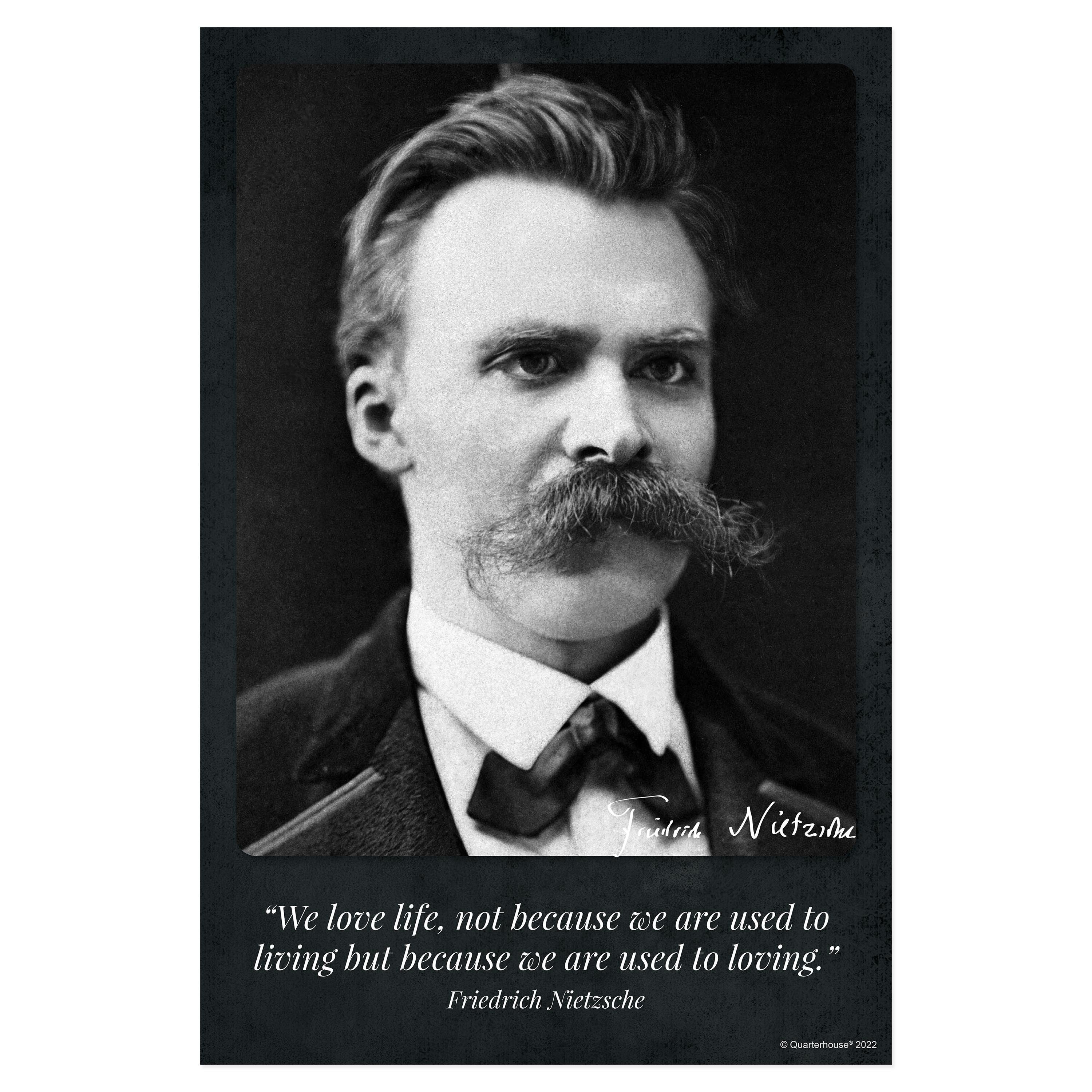 Quarterhouse Philosopher Quotables - Friedrich Nietzsche Poster ...