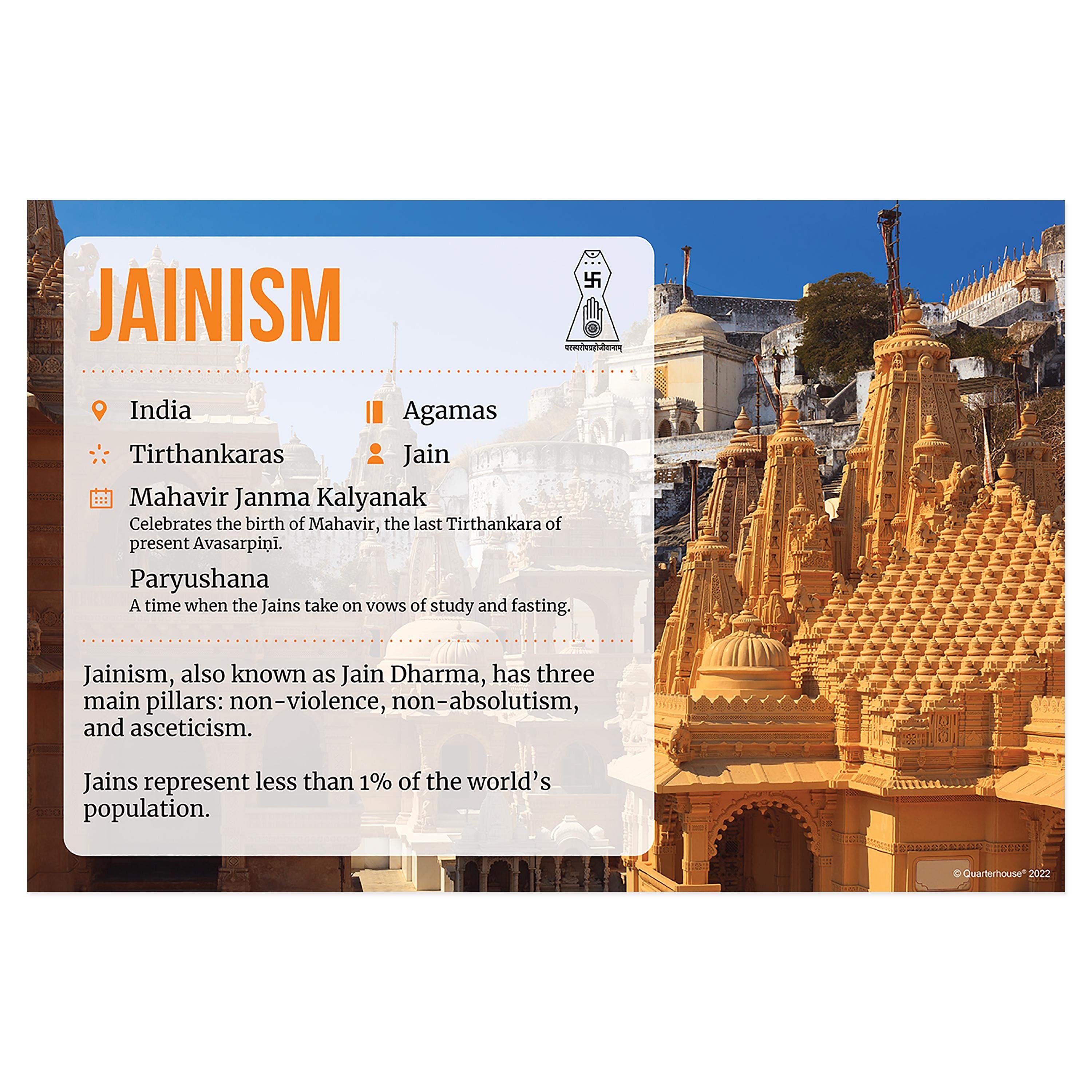 Quarterhouse Facts About Jainism Poster, Social Studies Classroom ...