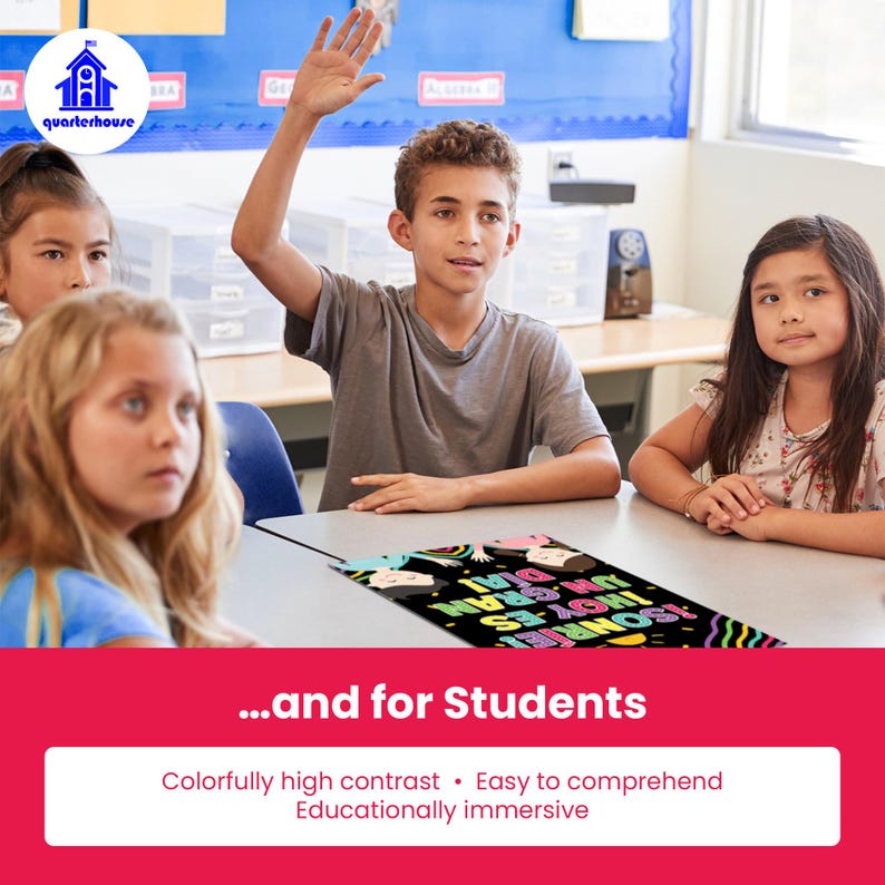 Quarterhouse Spanish Motivational (illustrated) Poster Set, Spanish ...