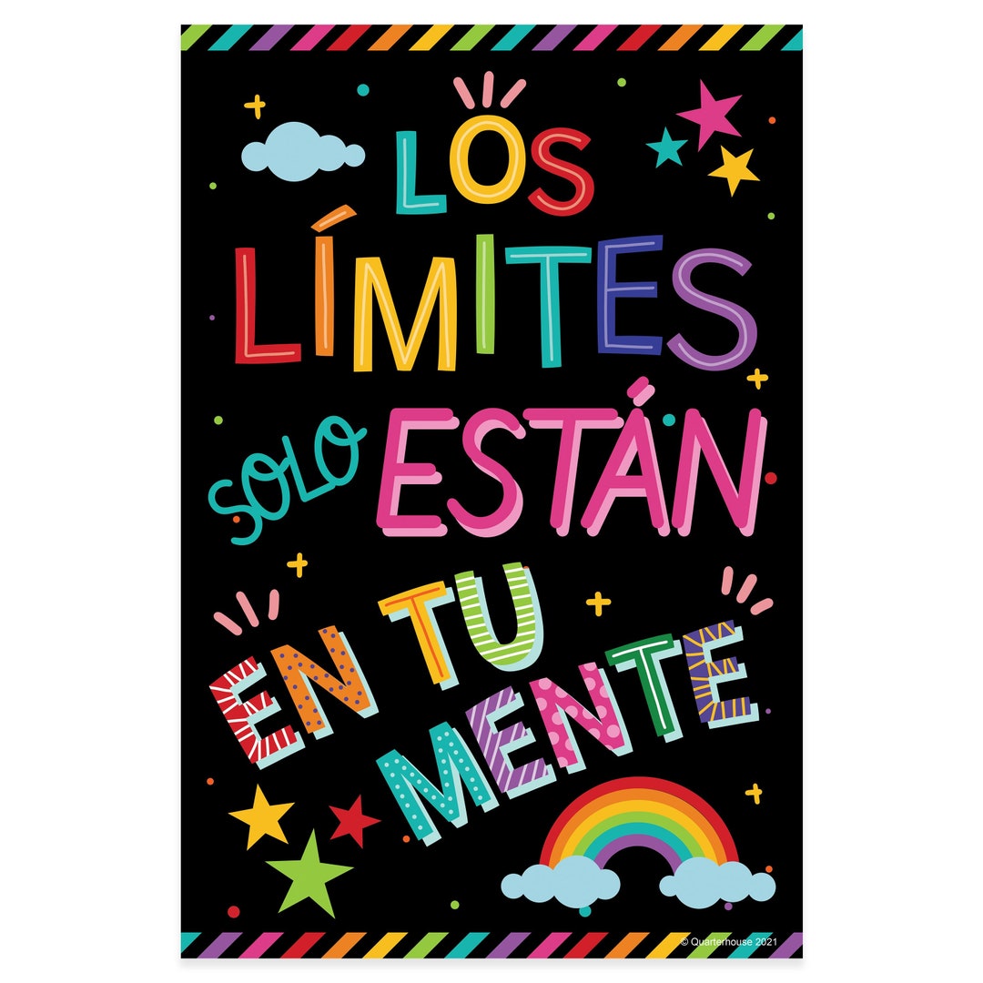 Quarterhouse 'the Limits Are Only in Your Mind' Spanish Motivational ...