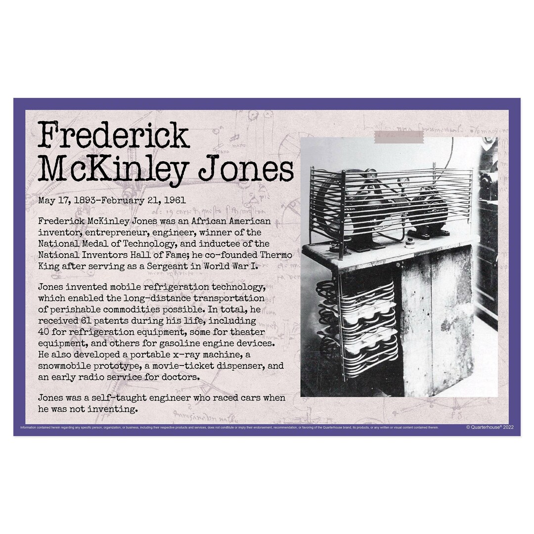 Quarterhouse Black Inventors - Frederick Mckinley Jones Biographical ...