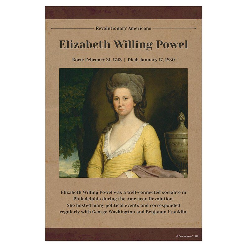 Quarterhouse Elizabeth Willing Powel Revolutionary Americans ...