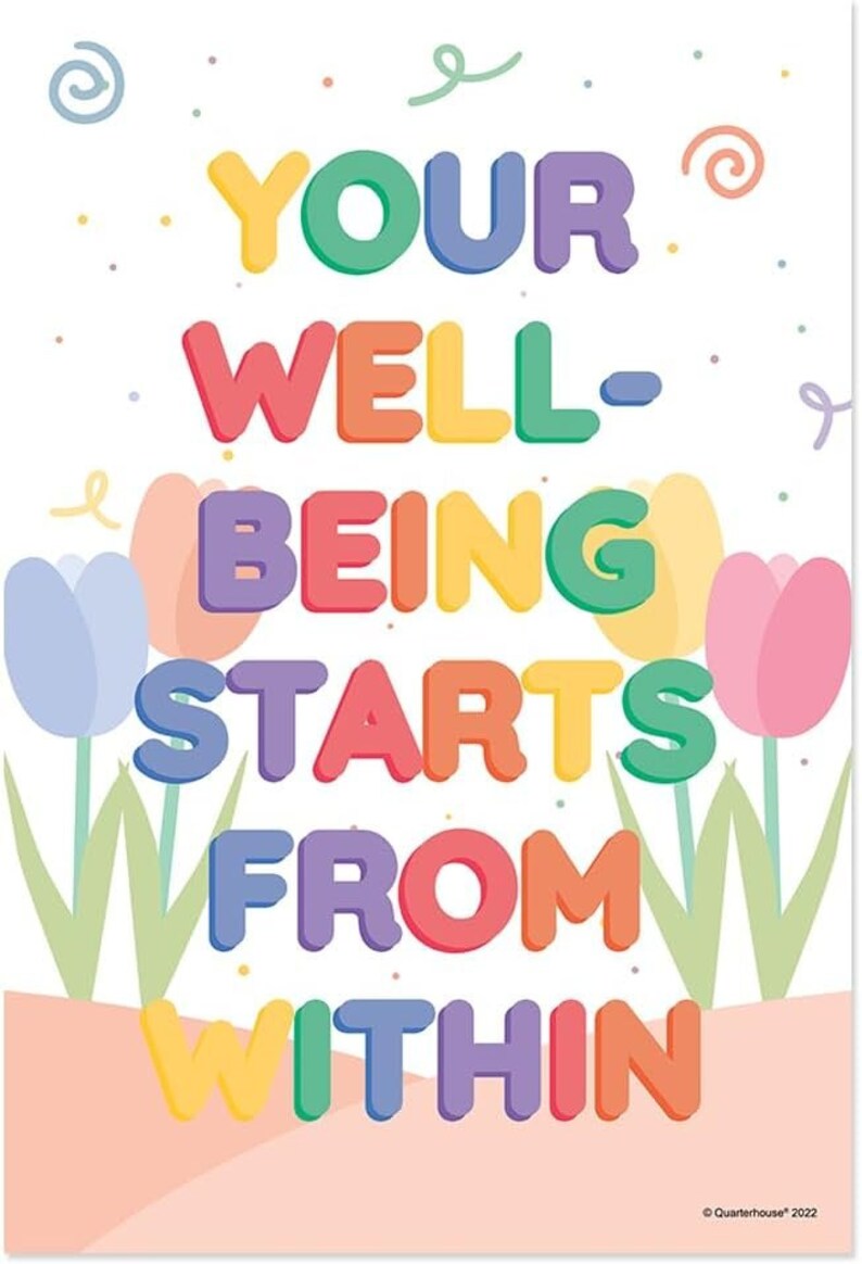 Quarterhouse Mental Health Poster Set, Psychology Classroom Learning ...