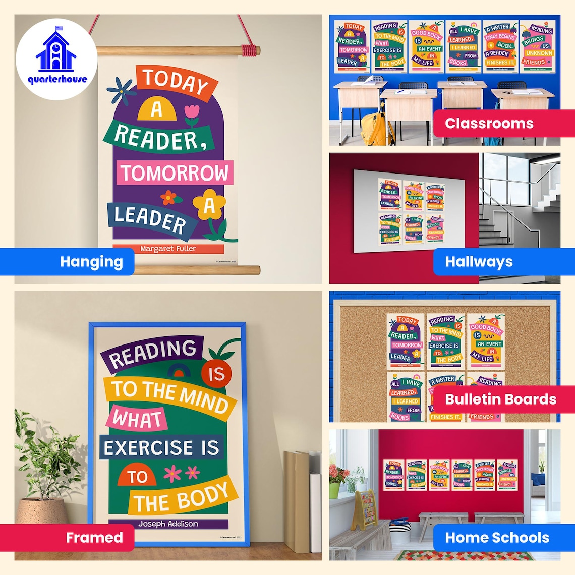 Quarterhouse Reading is Fun Poster Set, English - Language Arts ...