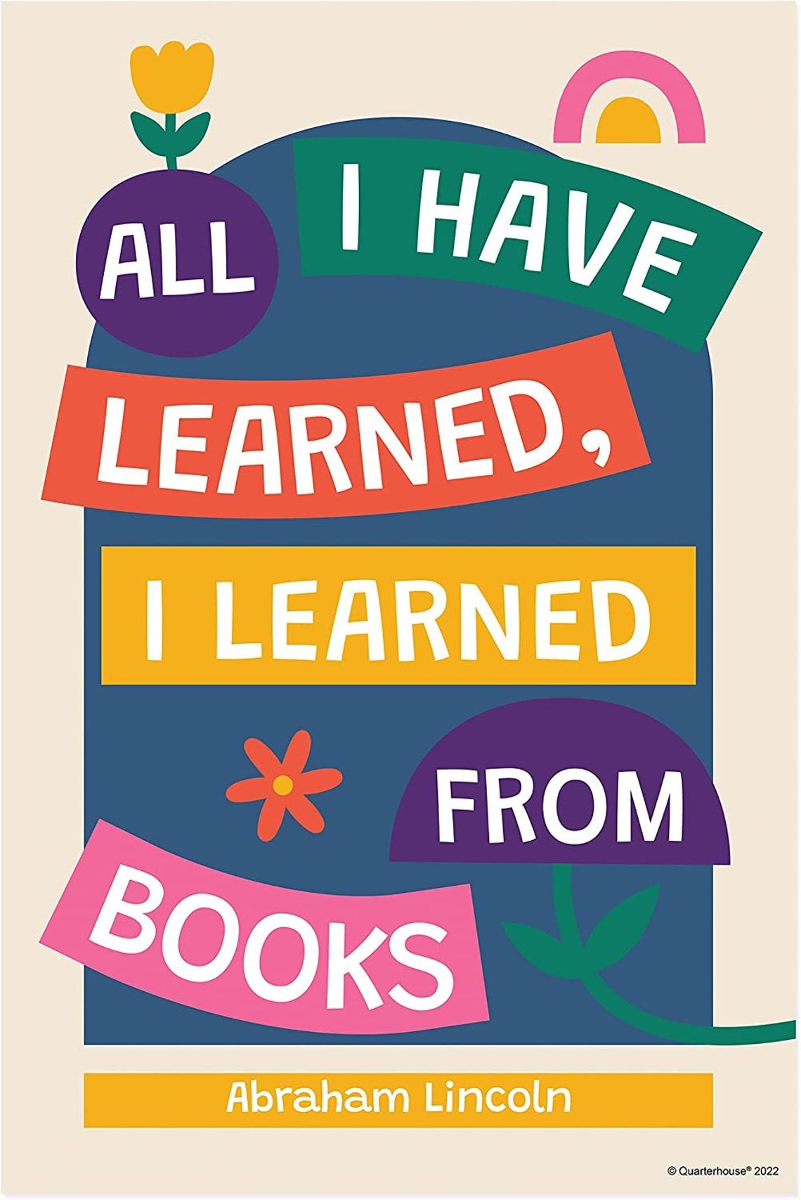 Quarterhouse Reading is Fun Poster Set, English Language Arts Classroom ...