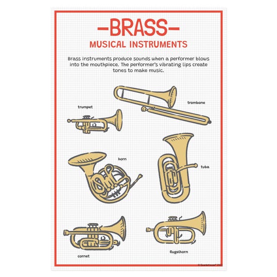 Póster De Familias De Instrumentos