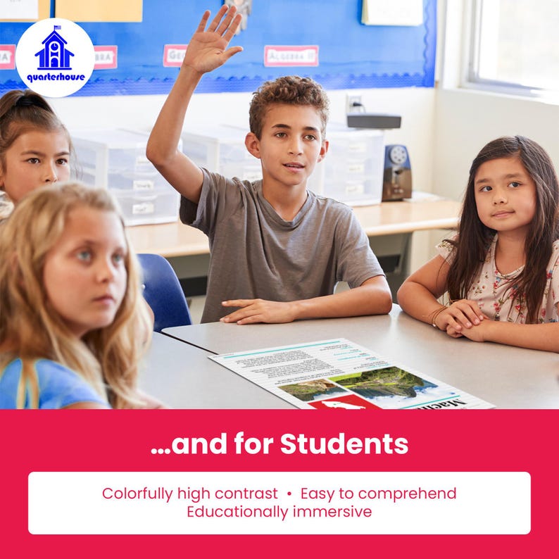 Quarterhouse 7 Wonders of the World Poster Set, Social Studies and ...