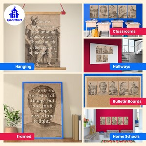 Quarterhouse Math Motivational Poster Set, Math Classroom Learning ...