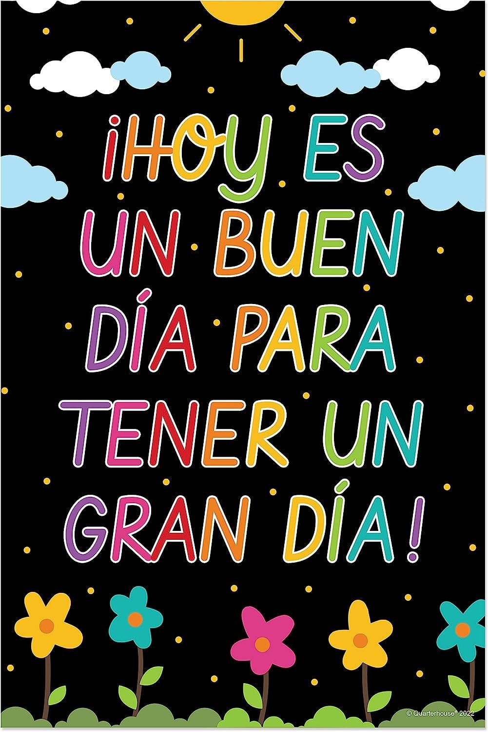 Quarterhouse Spanish Motivational (illustrated) Poster Set, Spanish ...