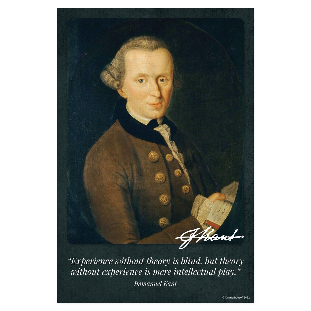 Quarterhouse Philosopher Quotables - Immanuel Kant Poster, English ...