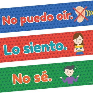 Quarterhouse Spanish Classroom Phrases and Commands Label Set - Etsy