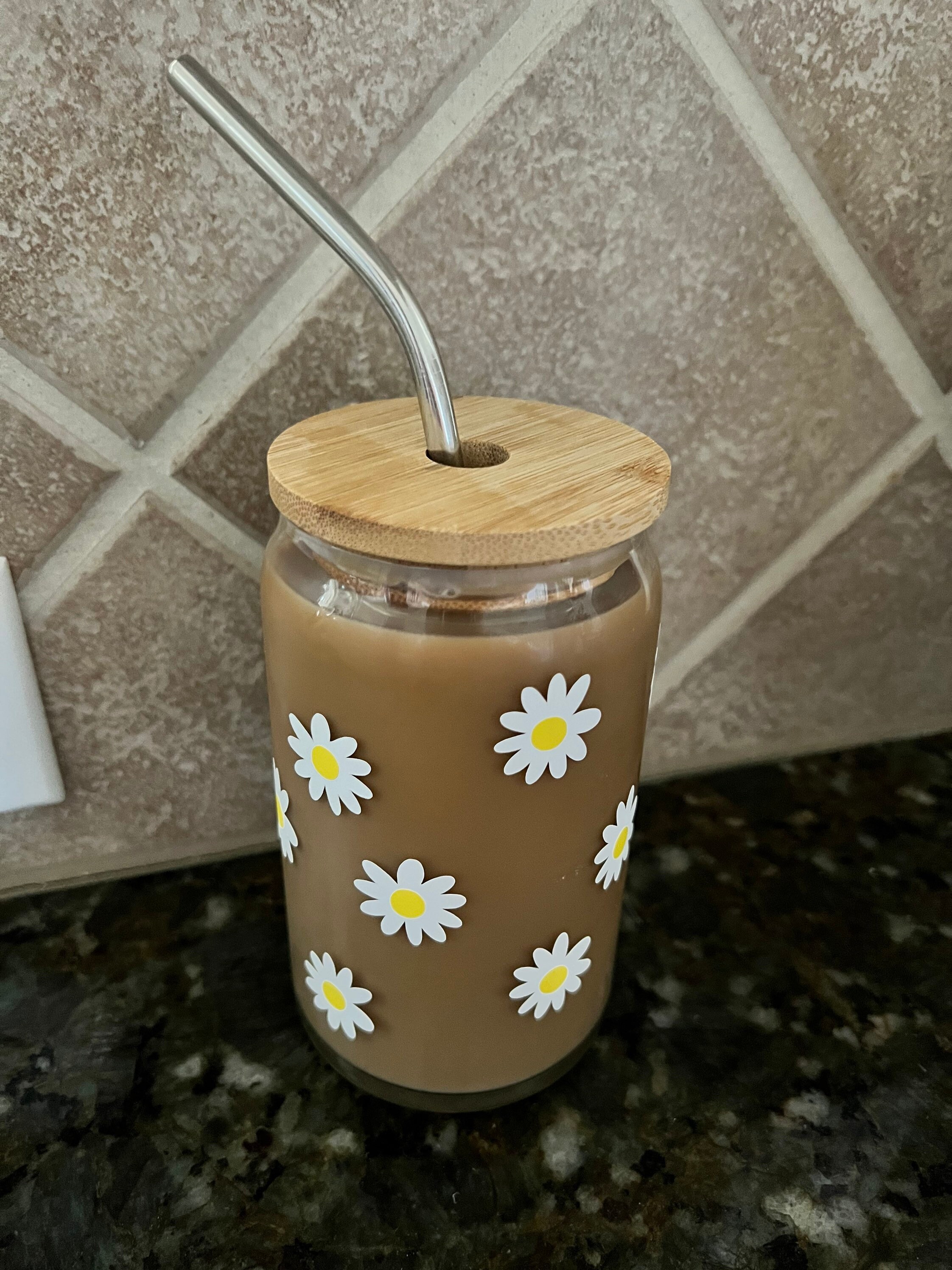 White Daisy Glassware, Flower Glassware - Etsy