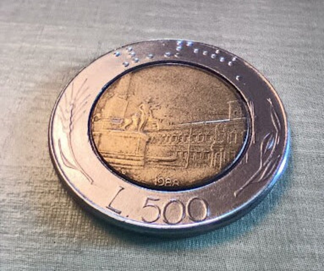 Rare Mint Error Misprint 1988 Repvbblica Italiana L.500 Coin Italy ...