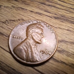 1964 Rare No Mint Mark Multi Error Lincoln Penny U.S Coin Vintage ...