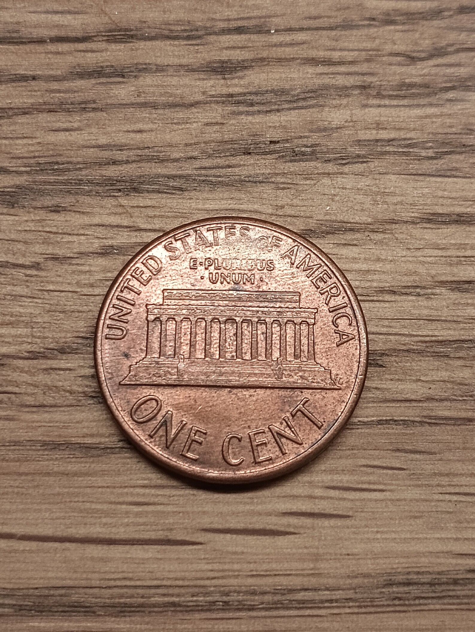 1987 Die Error off Center Lincoln Penny U.S Coin Vintage Collectible ...