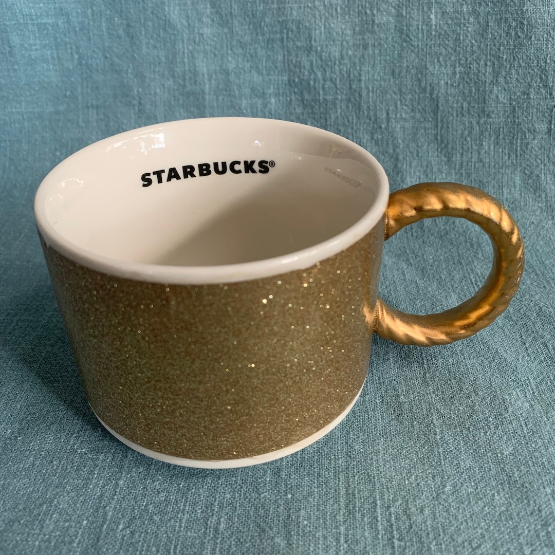 Starbucks Coffee Mug, Stackable or Stacking Cup, 296ml, 10 Fl Oz, Gold ...