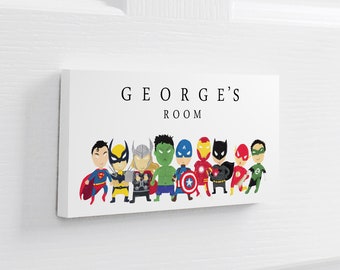 Superhero Door Sign | Etsy UK
