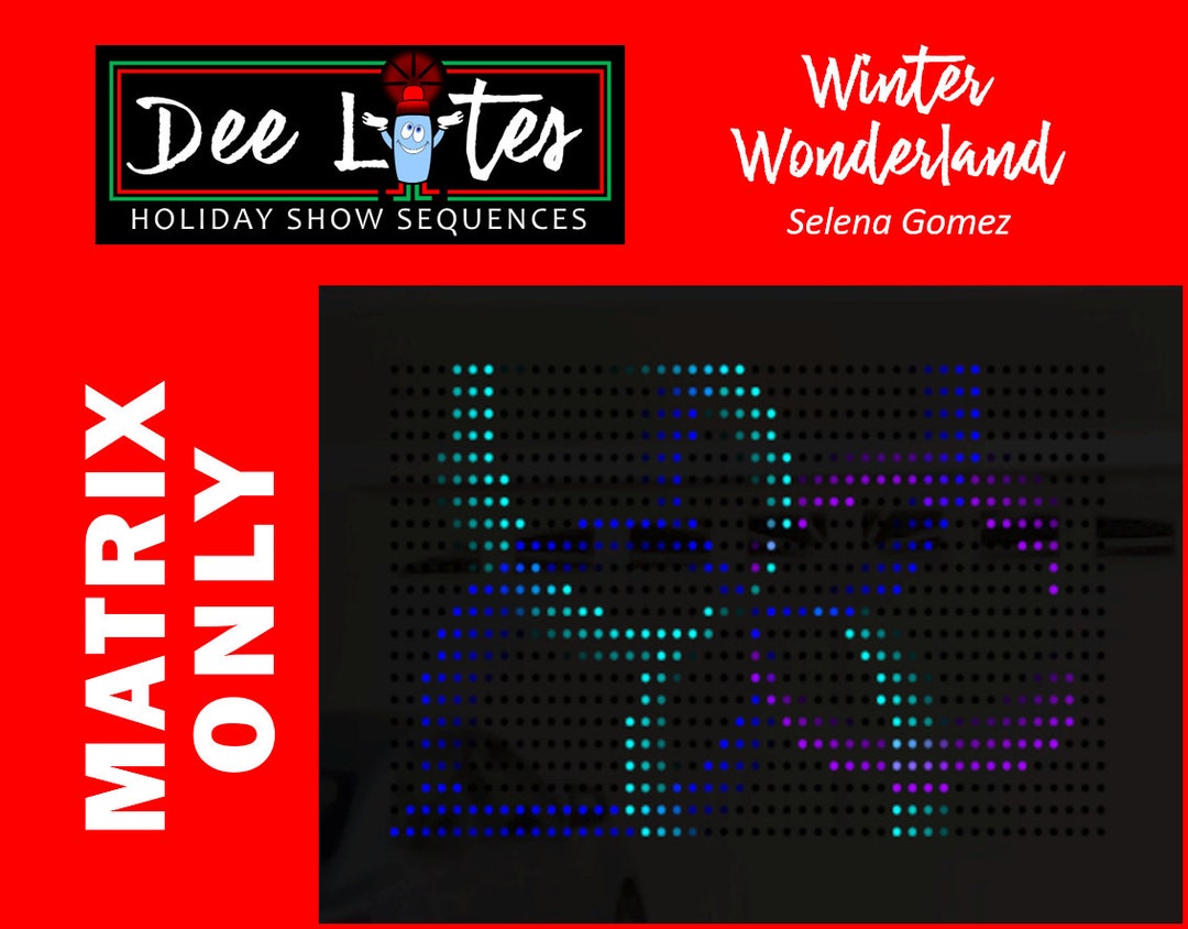 MATRIX ONLY Winter Wonderland Xlights Sequence - Etsy