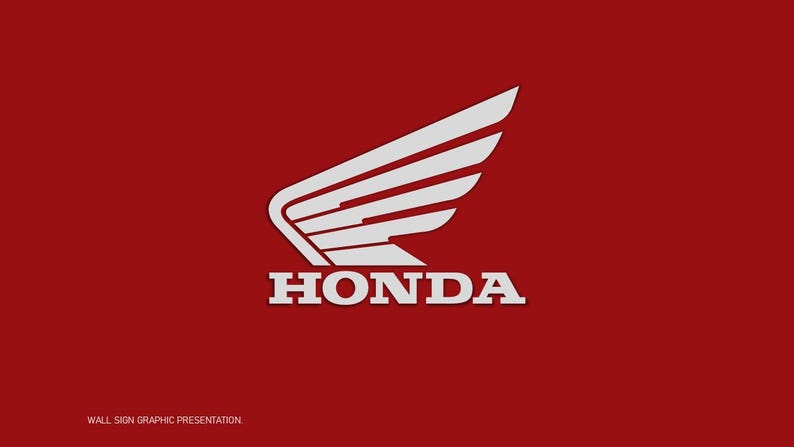 Honda Aluminium Garage Sign: CNC Cut Wall Decor - Etsy