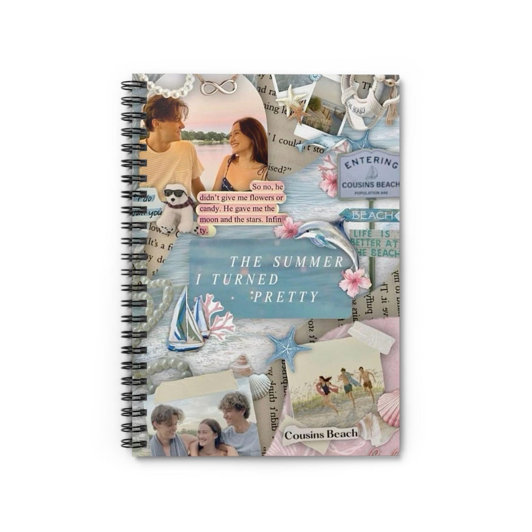 The Summer I Turned Pretty Notebook | Aesthetic Cousins Beach Journal ...