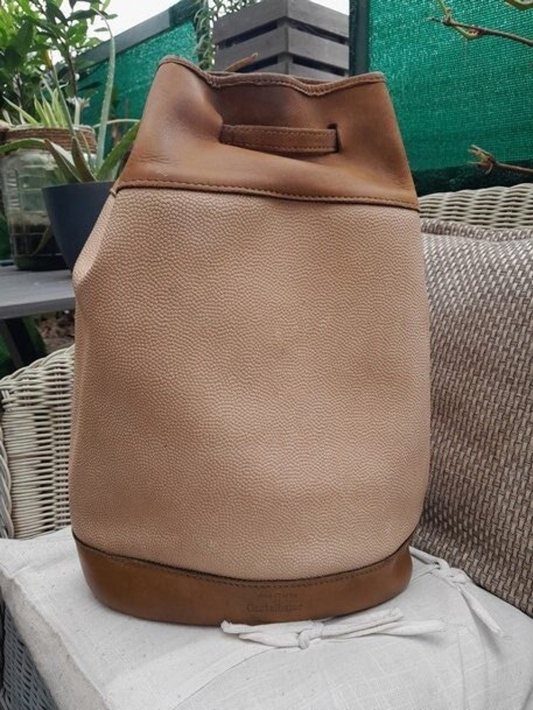 Leather Backpack Jean Charles De Castelbajac - Etsy