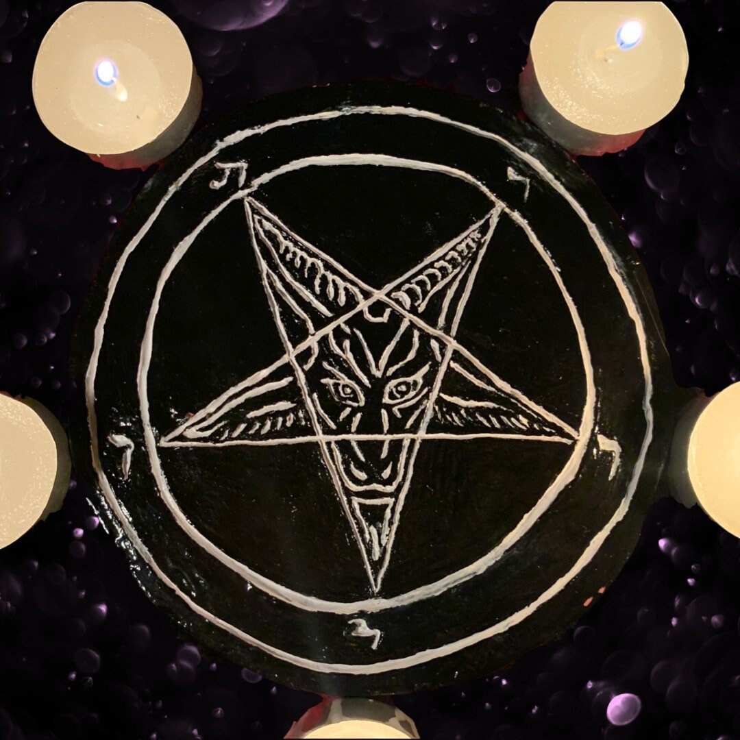THE BEAST - Sigil of Baphomet Plaque - Etsy