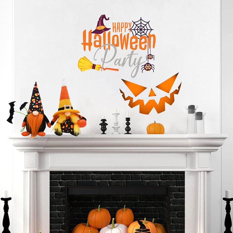 Halloween Gnome Decorations2 Pack Handmade Pumpkin Faceless - Etsy