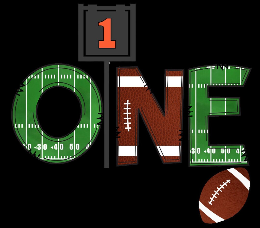 First Touchdown Birthday DTF Transfer - Etsy