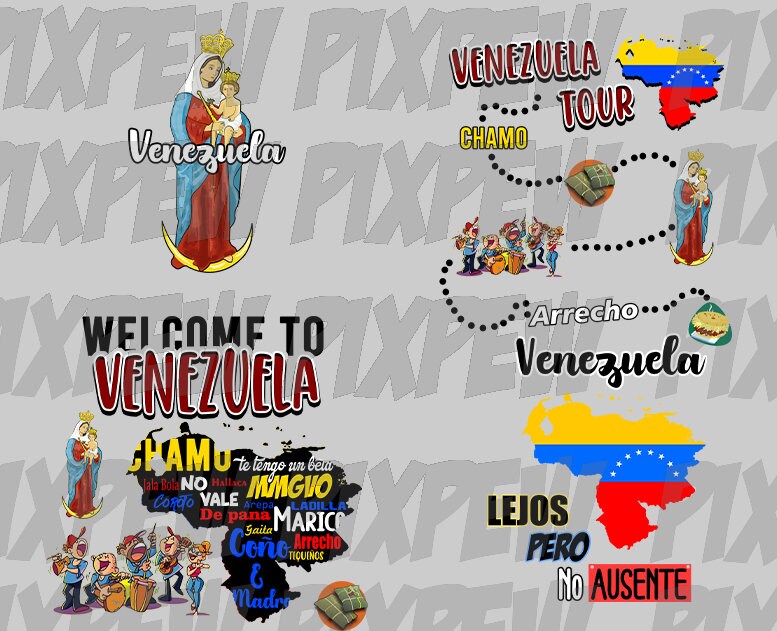 Diseños Venezuela Png - Etsy
